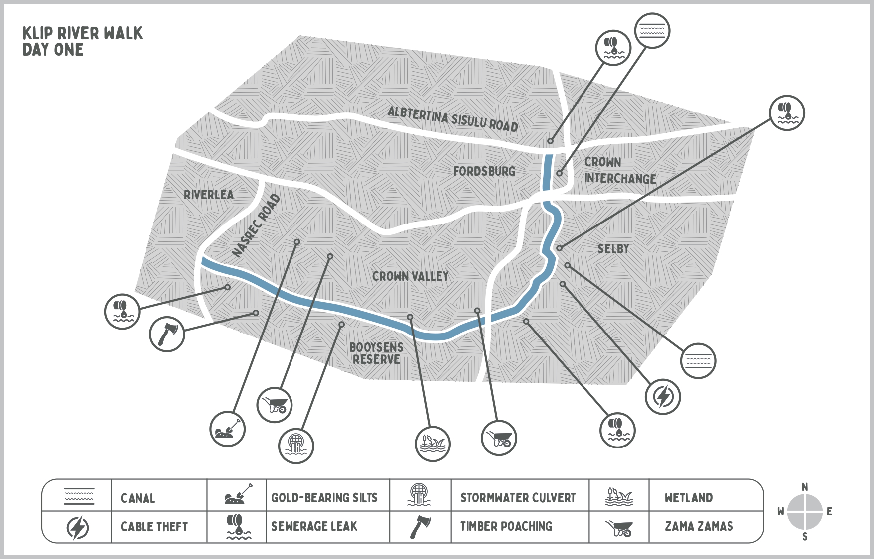 Walking Joburg’s biggest, baddest river: gold dust and gunk | GroundUp