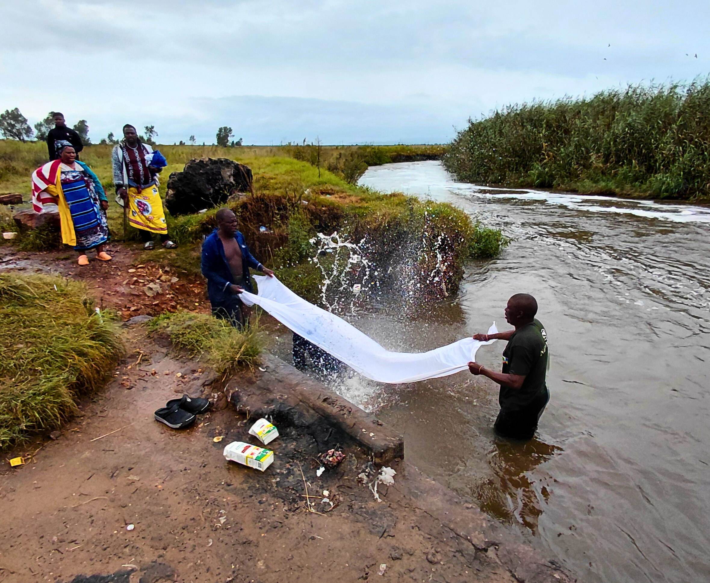 Take me to the river: baptisms in Joburg’s polluted water | GroundUp